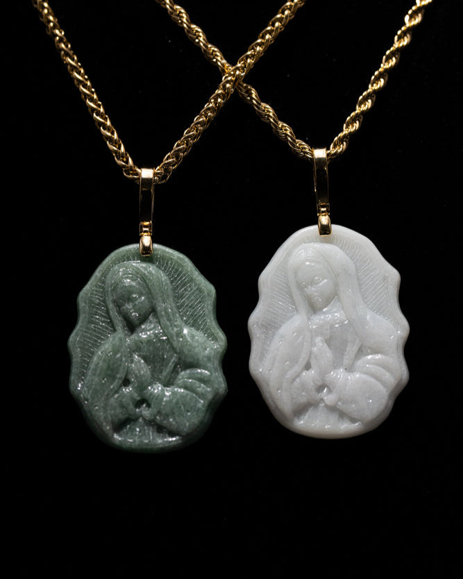 Virgin Mary Jade Pendant – The Jade Jewelers